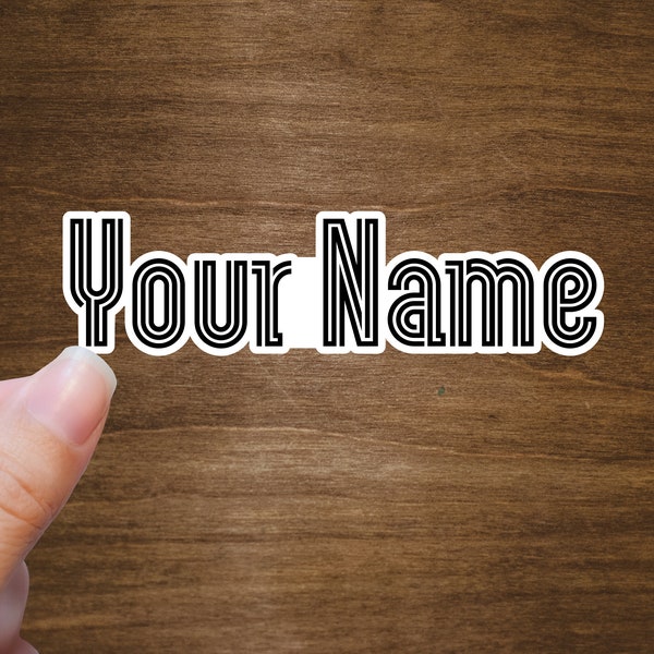 Custom Stickers Your Name - Etsy