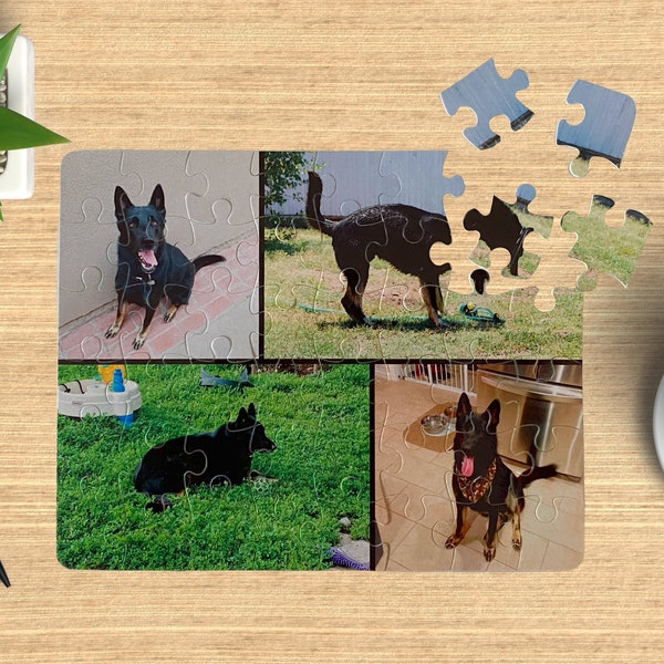 Custom Puzzle Photo Collage - Etsy