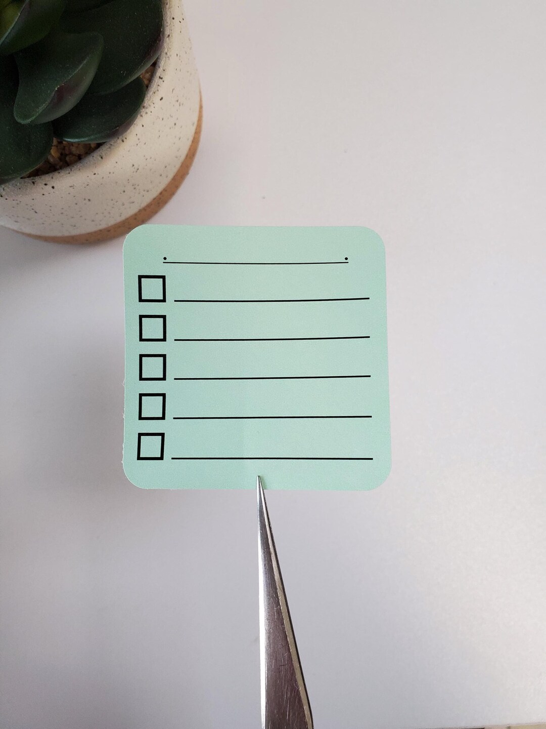 Blank Checkbox List Stickers for Planners, Journals, and Notebooks | to ...