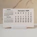 Small Desk Calendar Three Month Design With Optional Stand | Cardstock ...