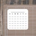Undated Mini Calendar Stickers in Spanish Write Your Own Month Monthly ...