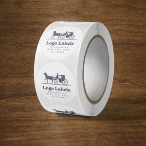 Custom Round Labels With Your Logo, Design, or Any Text | 2" Round ...