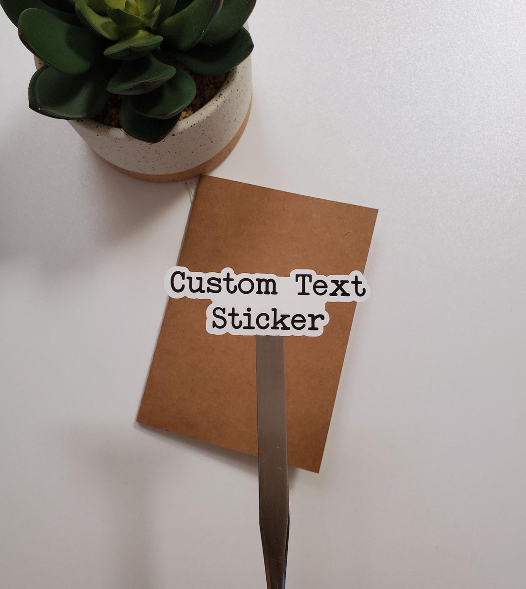 Custom Text Sticker | Build Your Own Sticker | Personalized Quotes ...