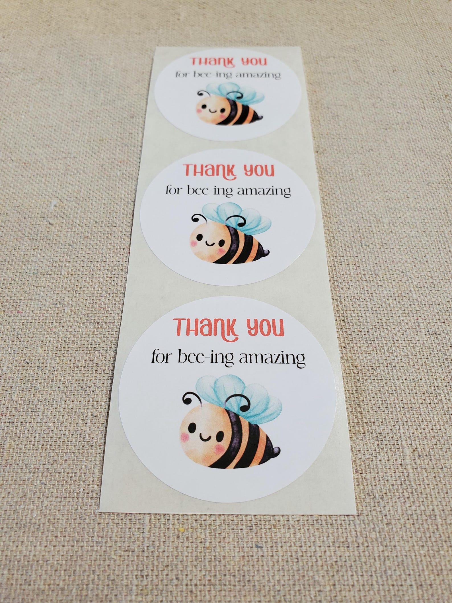 Thank You for Bee-ing Amazing Labels | for Teacher Appreciation ...