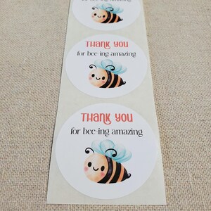 Thank You for Bee-ing Amazing Labels | for Teacher Appreciation ...
