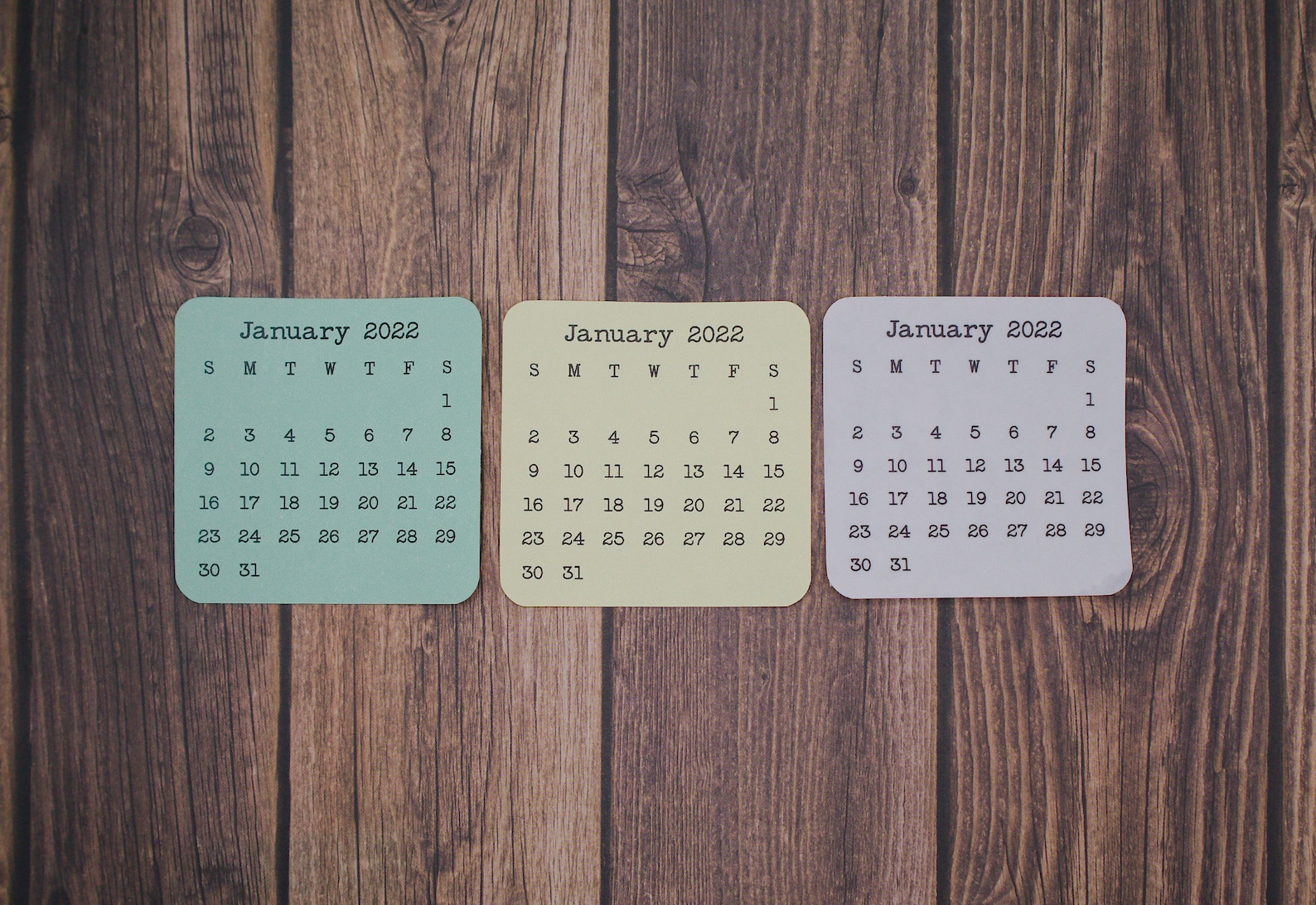 Mini Calendar Stickers Start With Any Month in 2022 9 - Etsy