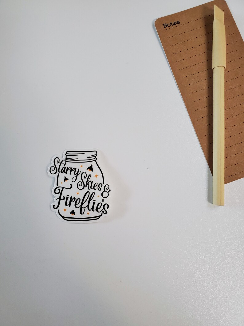 Fireflies Sticker | for Computers, Journals, Phones | Clear Transparent ...