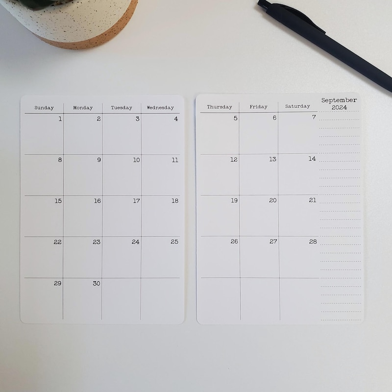 Monthly Small Stickers - Etsy