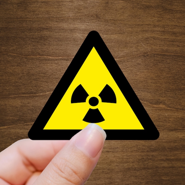 Radioactive Decal - Etsy