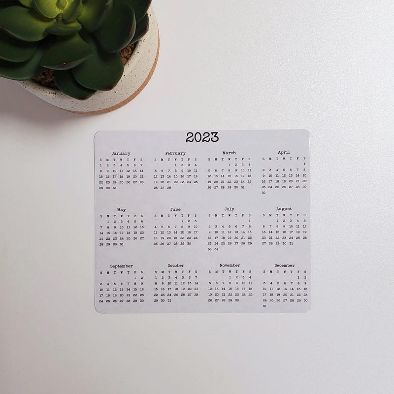 Magnetic Calendar Decor - Etsy