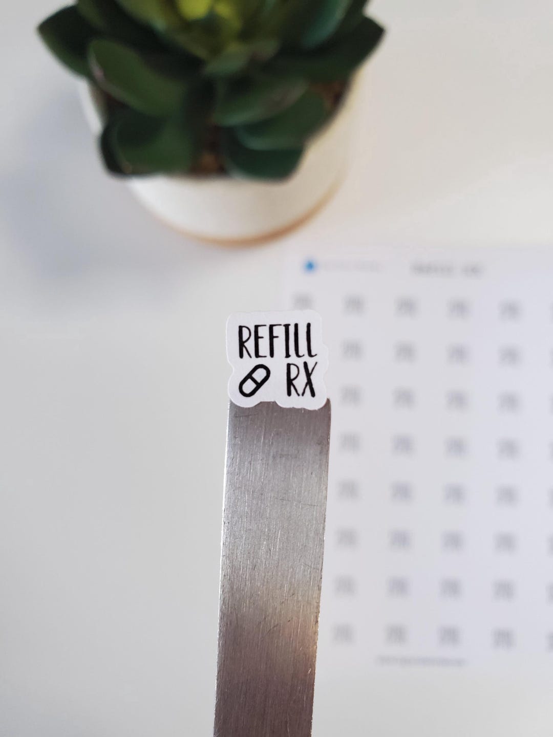 Refill Prescription Stickers | Refill RX Reminders for Calendars ...