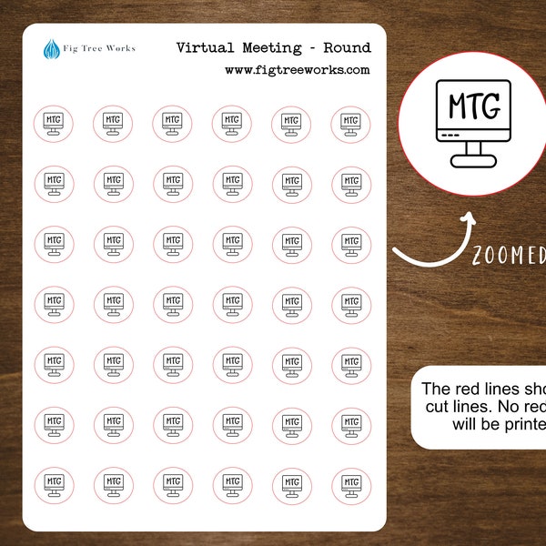 Meeting Sticker - Etsy