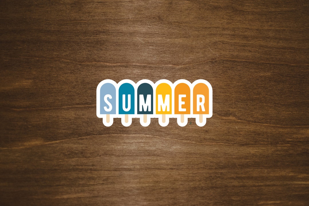 Summer Ice Pops Sticker Die Cut, Glossy, Vinyl 3 Sticker - Etsy