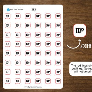 IEP Stickers | Teacher Student Planner Stickers | IEP Reminders ...