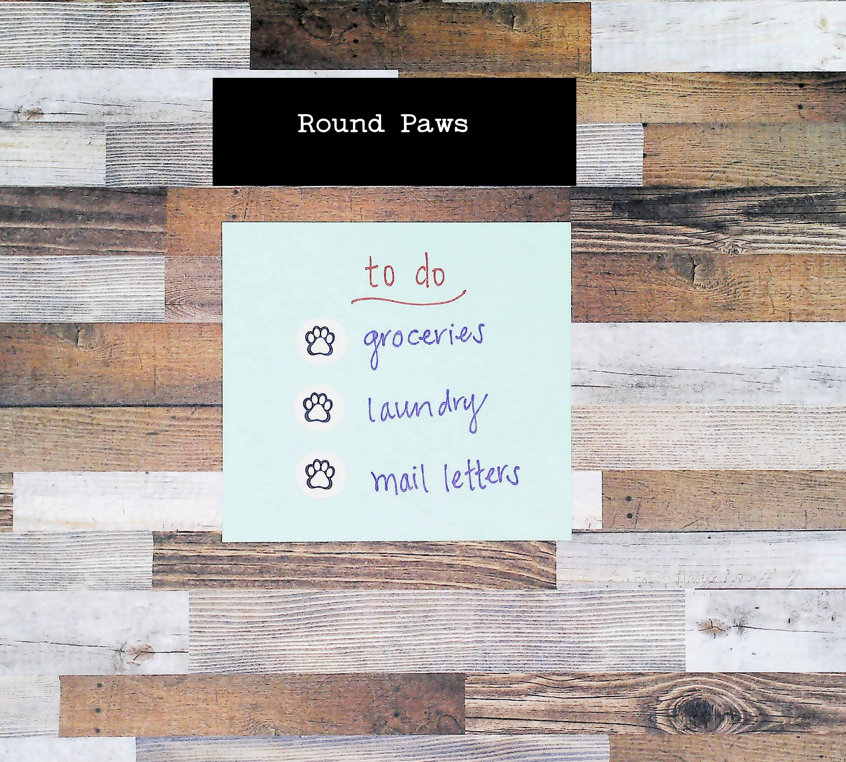 Strips Paw Checklist Stickers for Planners Journals and | Etsy