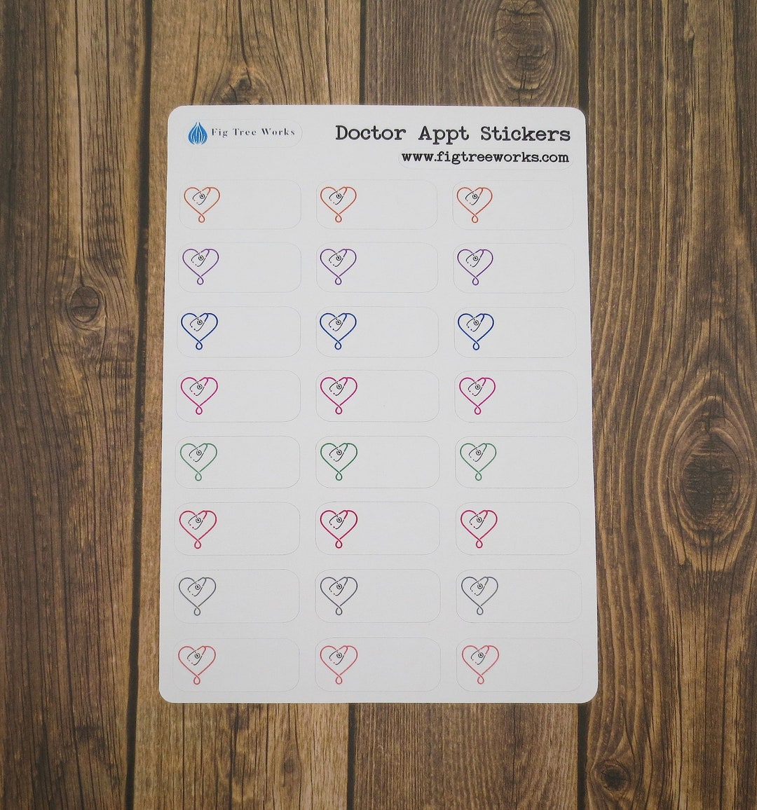 Doctor Appointment Stickers | Doctor Reminder Planner Sticker Sheet ...