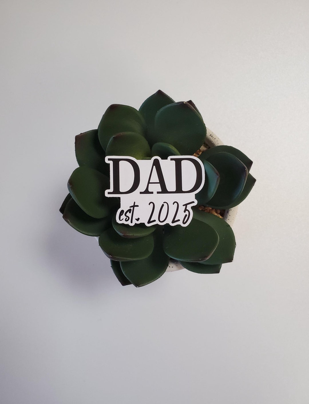 Dad Established Year Sticker | Laptop, Water Bottle, Phone Case Sticker ...