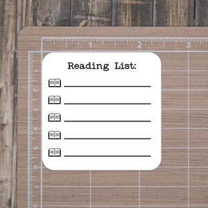 Book Tracker Stickers | Reading Tracker Stickers for Planners, Journals ...