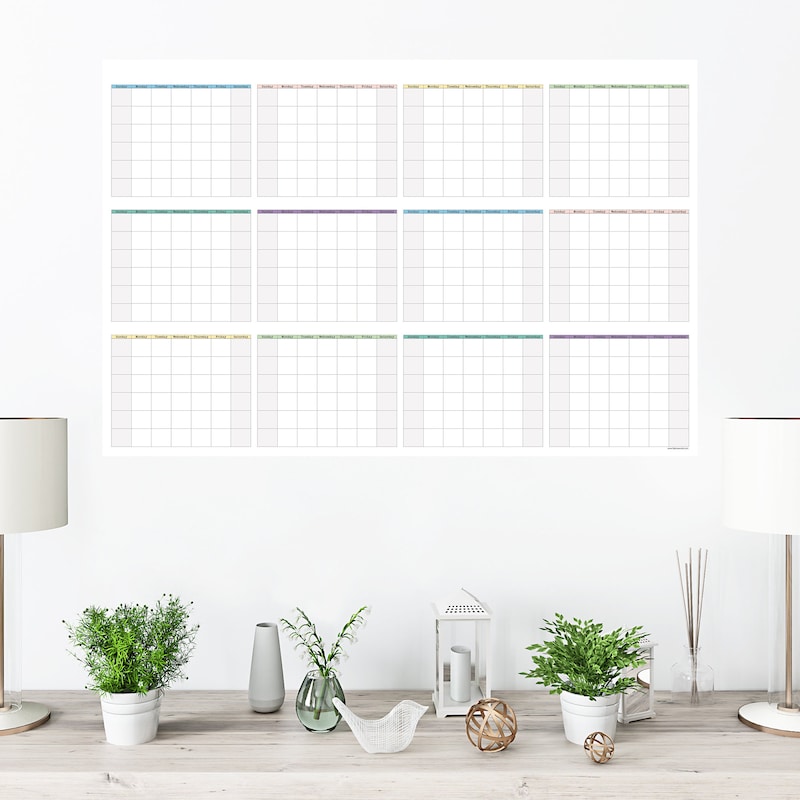 Vinyl Calendar - Etsy