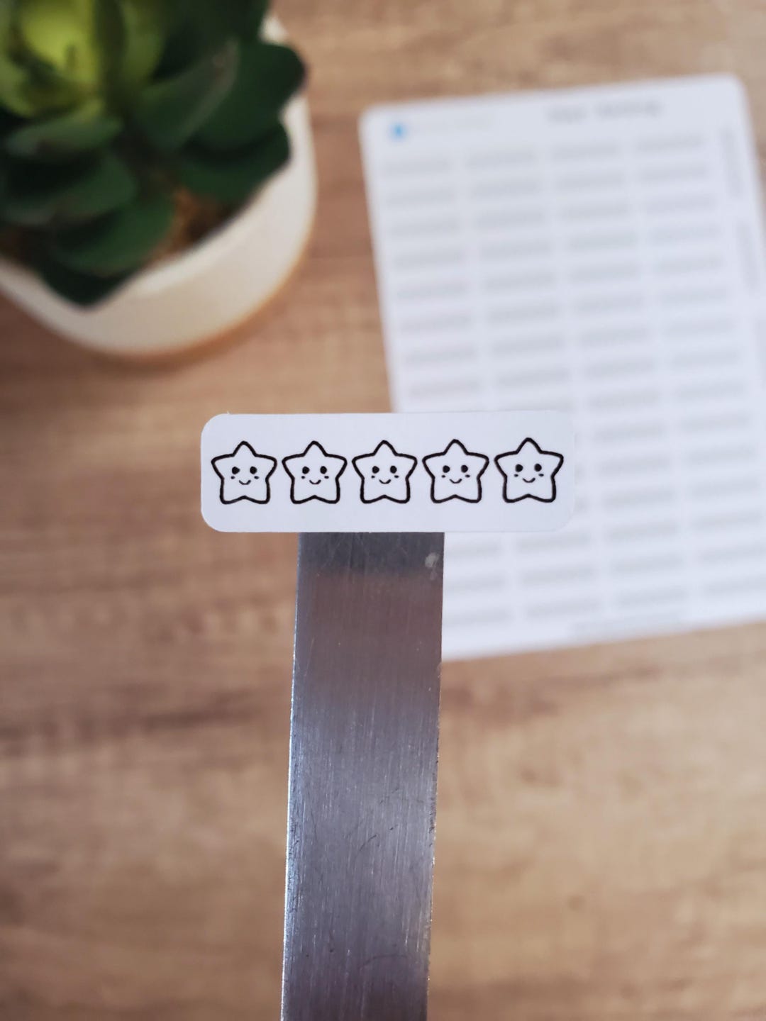 Star Rating Stickers for Journals and Planners | Kiss Cut, Matte Finish ...
