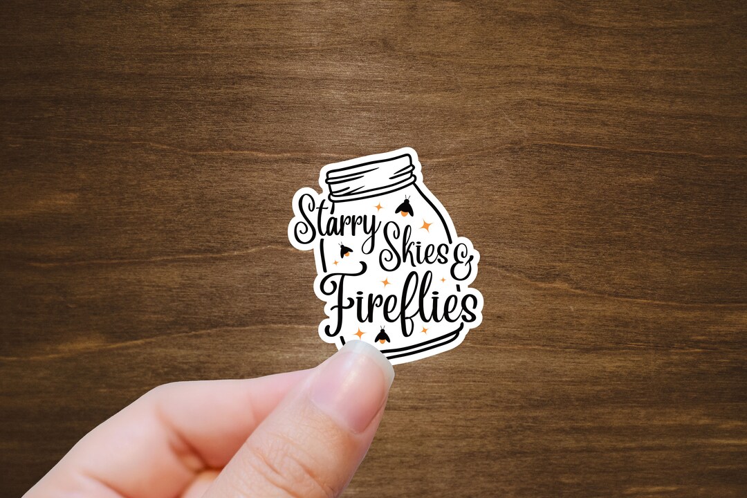 Fireflies Sticker | for Computers, Journals, Phones | Glossy Vinyl - Etsy