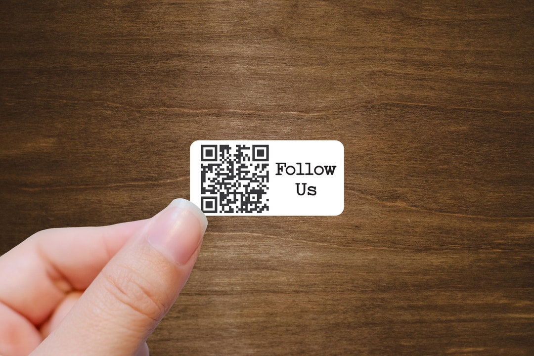 Custom Rectangular Stickers With QR Code | 2" X 1" Stickers ...