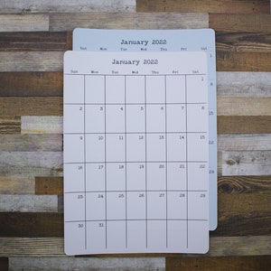 Large Calendar Stickers for Planners and Journals 2024, 2025, or 2026 ...