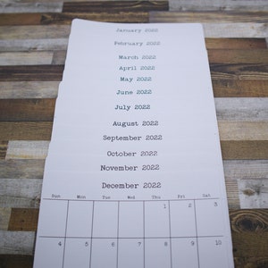 Large Calendar Stickers for Planners and Journals 2024, 2025, or 2026 ...