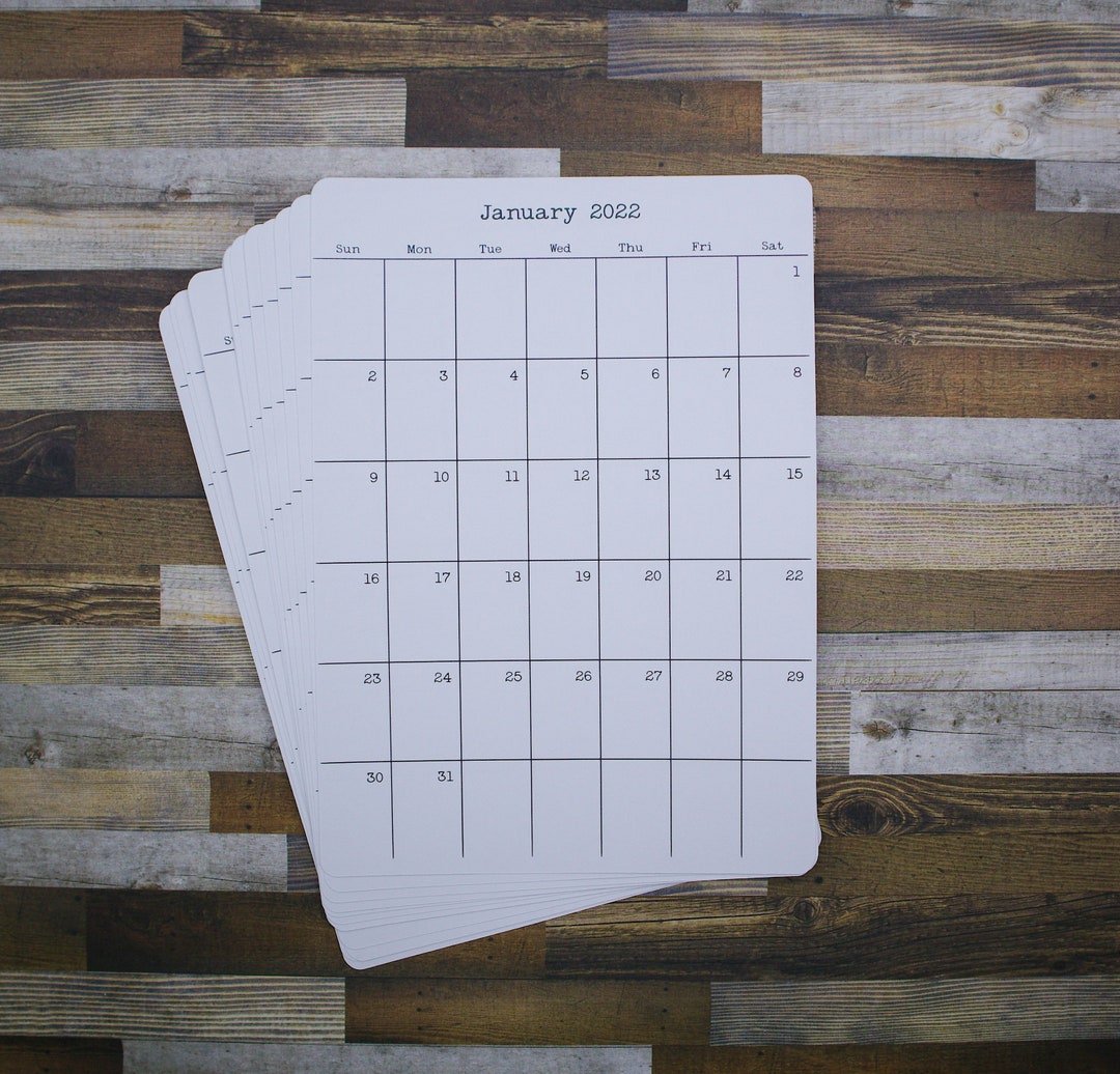 Large Calendar Stickers for Planners and Journals 2024, 2025, or 2026 ...