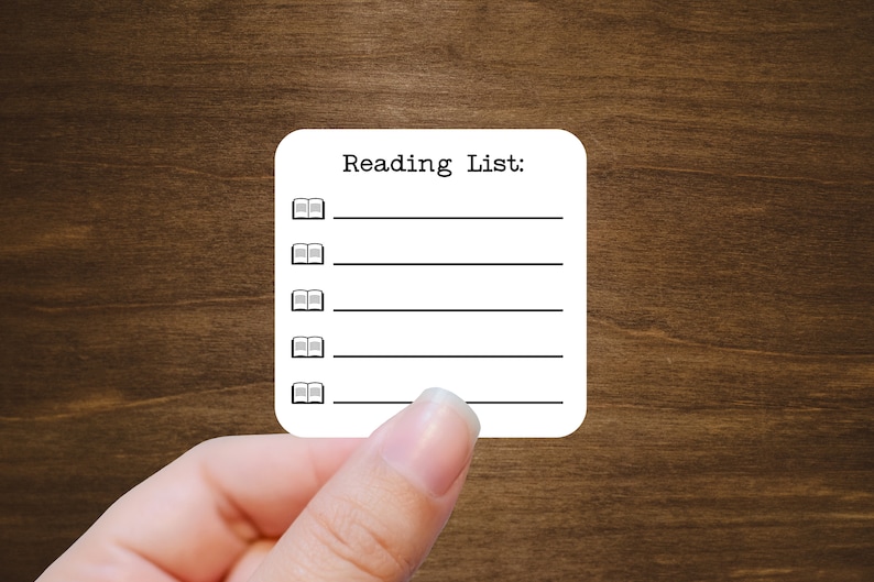 Book Tracker Stickers | Reading Tracker Stickers for Planners, Journals ...