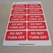 Do Not Turn off Sticker Sheet | Planner and Journal Stickers ...