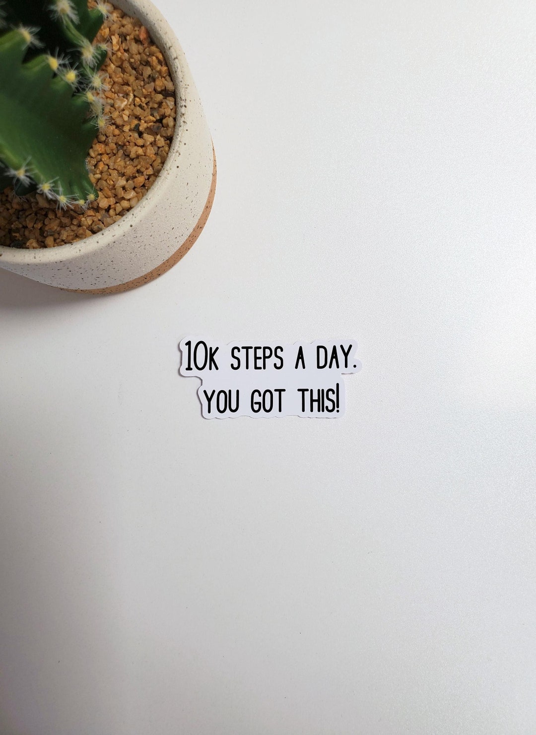 10K Steps a Day. You Got This! | Motivation Sticker | Laptop, Water ...