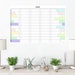Large Perpetual Wall Calendar Wall Annual Planner, Birthday Calendar 36 ...