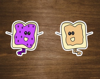 PB and J Peanut Butter and Jelly Sandwich Temporary Tattoo - Etsy