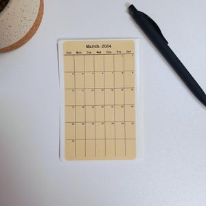 Small Calendar Stickers for Planners and Journals 2025, 2026, & 2027 ...