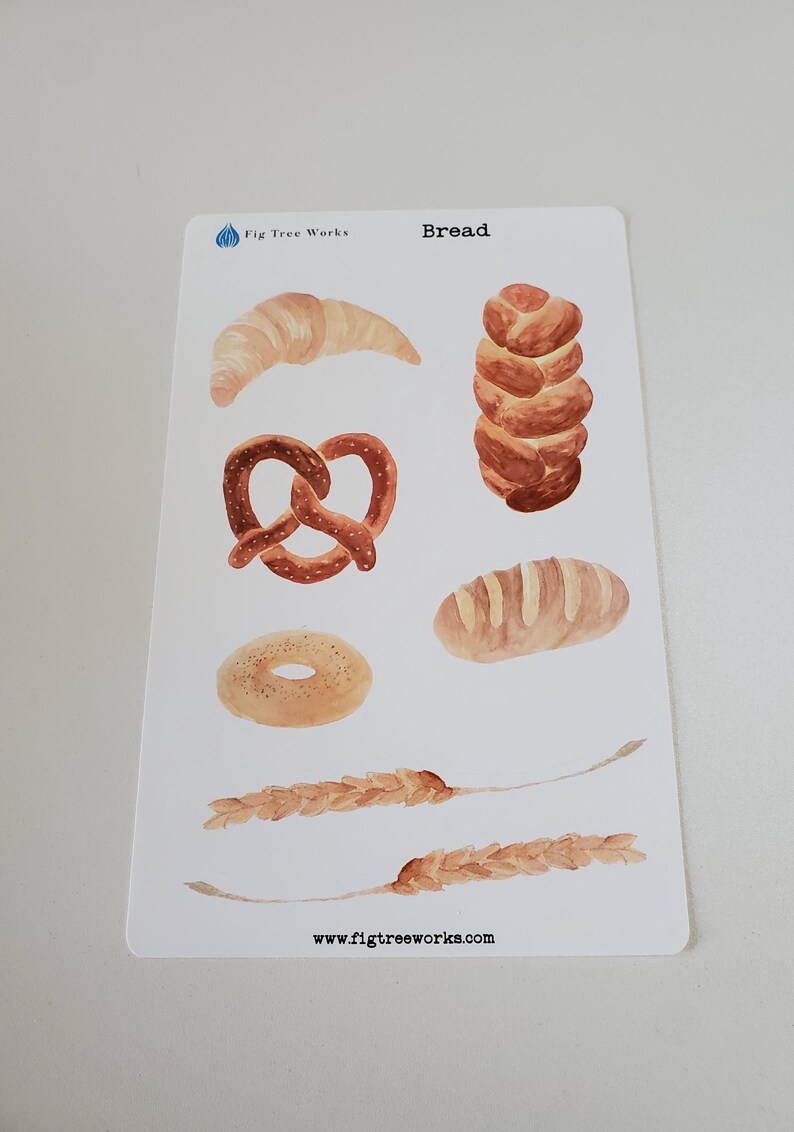 Bread Sticker Sheet | Planner and Journal Stickers | Decoration ...