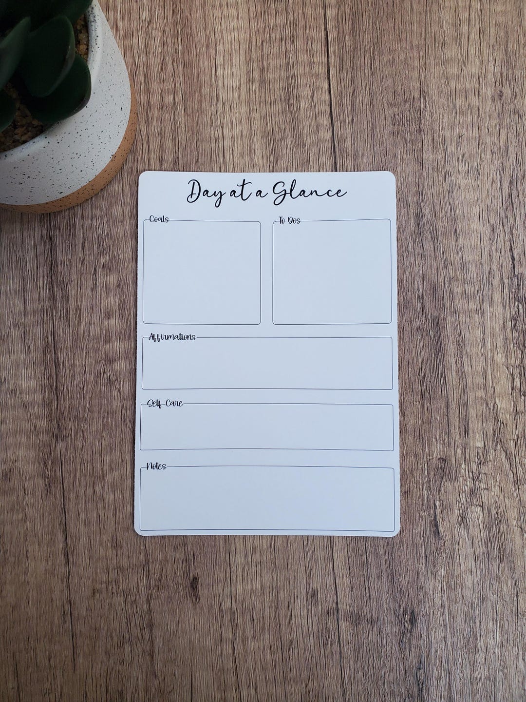 Day at a Glance Stickers for Planners and Journals | Die Cut, Matte ...