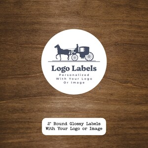 Custom Round Labels With Your Logo, Design, or Any Text | 2" Round ...