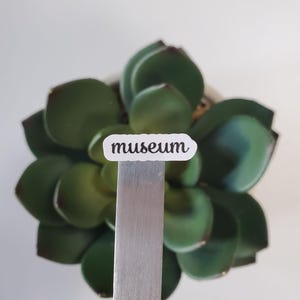 Museum Script Stickers for Calendars, Planners, Journals, Agendas ...