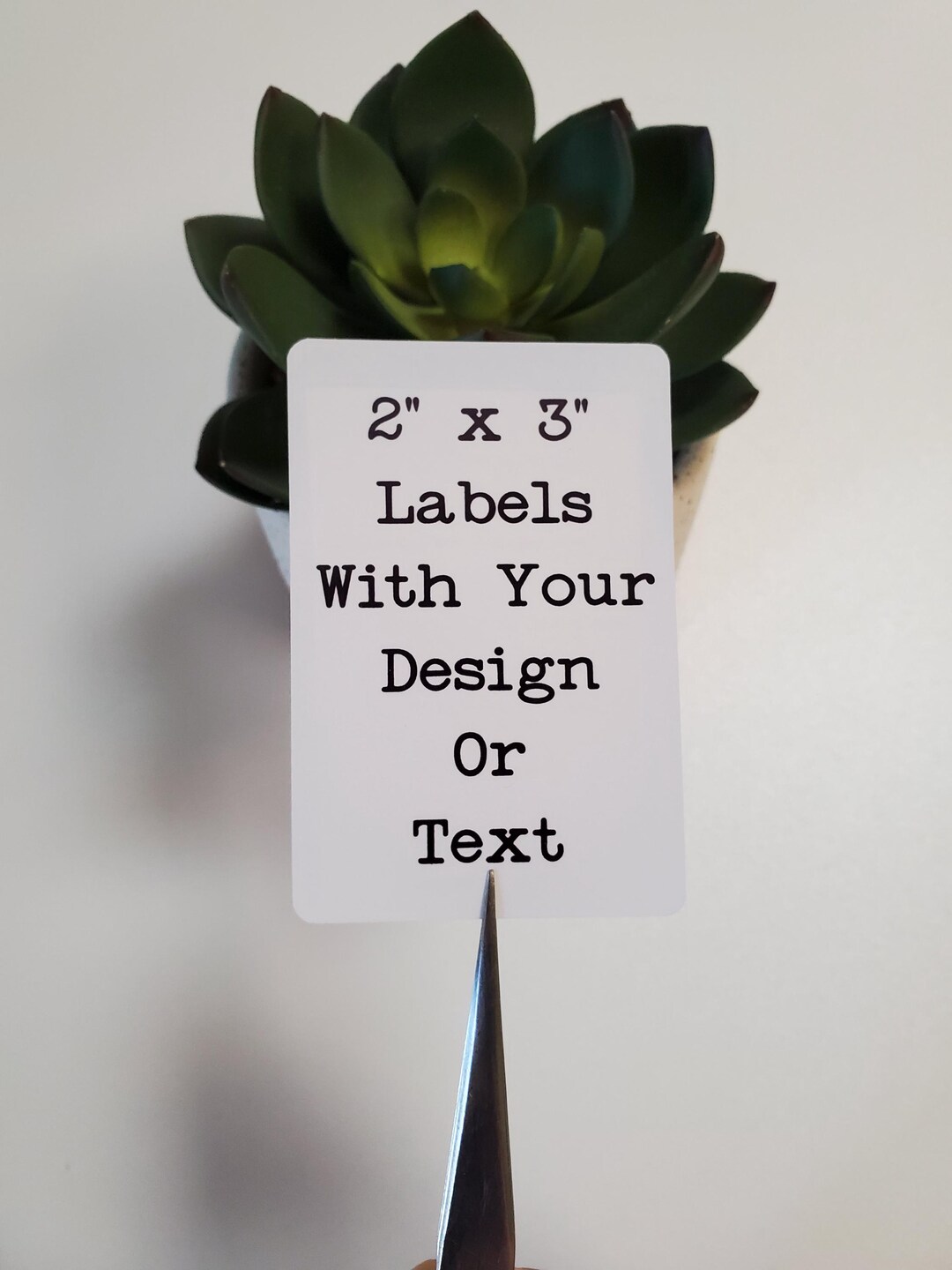 Custom 3" X 2" Sticker Labels From Your Design or Any Text | Landscape ...