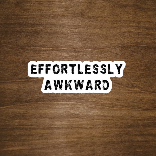 Awkward Sticker - Etsy