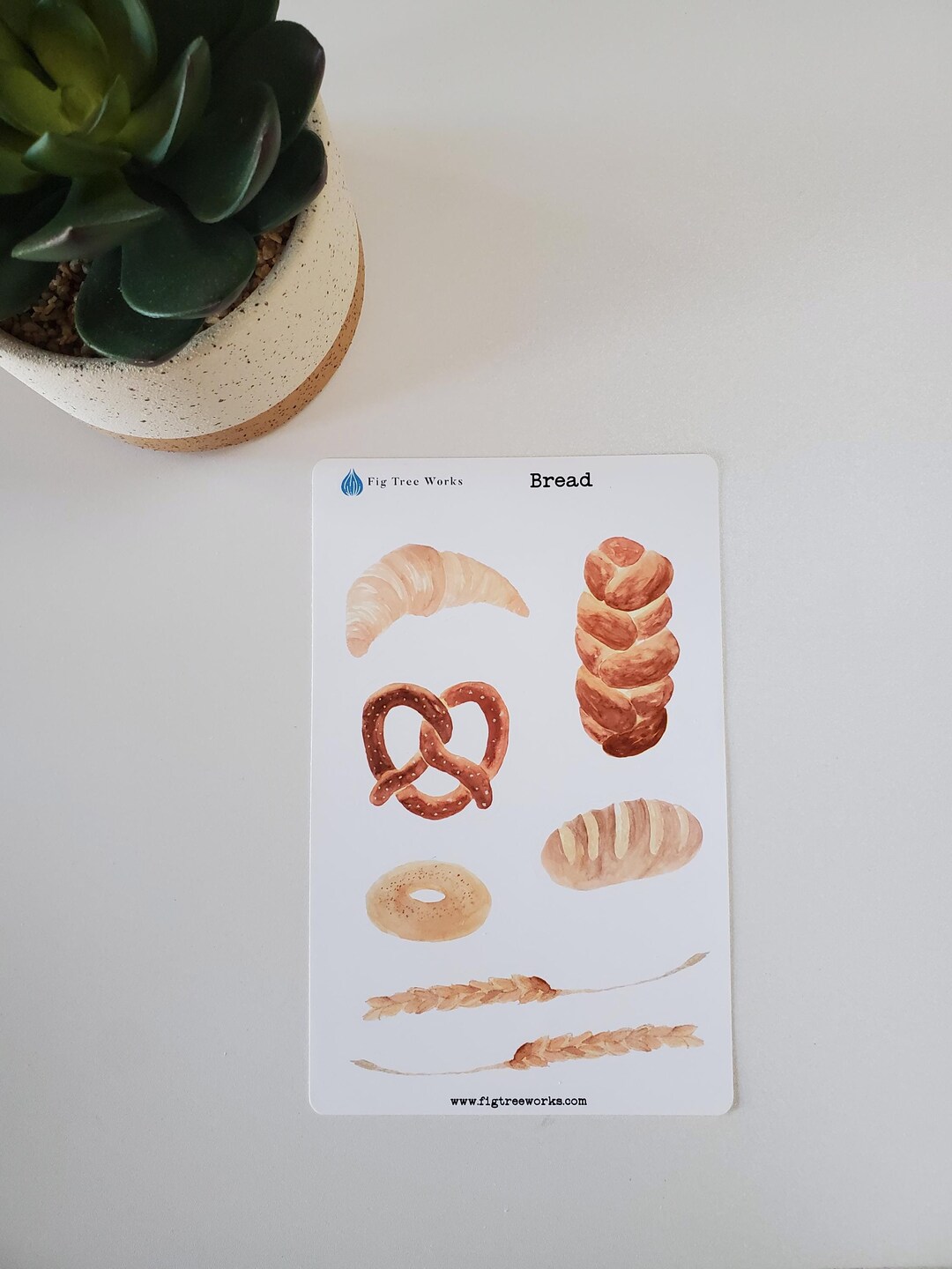 Bread Sticker Sheet | Planner and Journal Stickers | Decoration ...