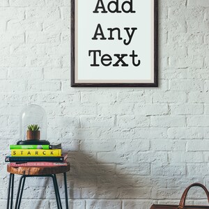 Custom Text Poster Build Your Own Poster Personalized - Etsy