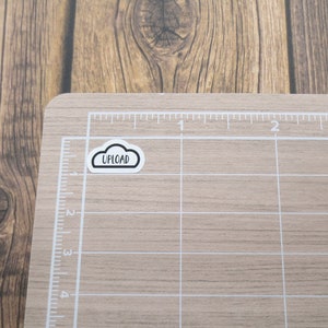 Upload Icon Label Stickers for Planners, Journals, and Notebooks | Kiss ...