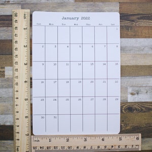 Large Calendar Stickers for Planners and Journals | 2025, 2026, or 2027 ...