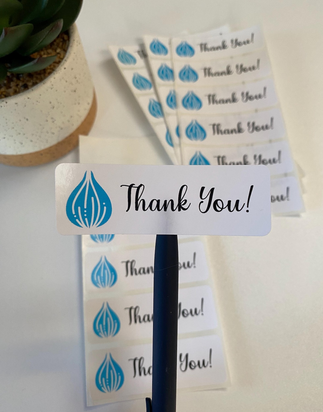 Custom 3" X 1" Sticker Labels From Your Design or Any Text ...