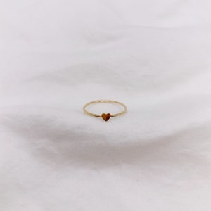 Mini Heart Ring • 14k Gold Filled - Etsy