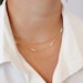 Danielle Necklace 14k Gold Filled - Etsy