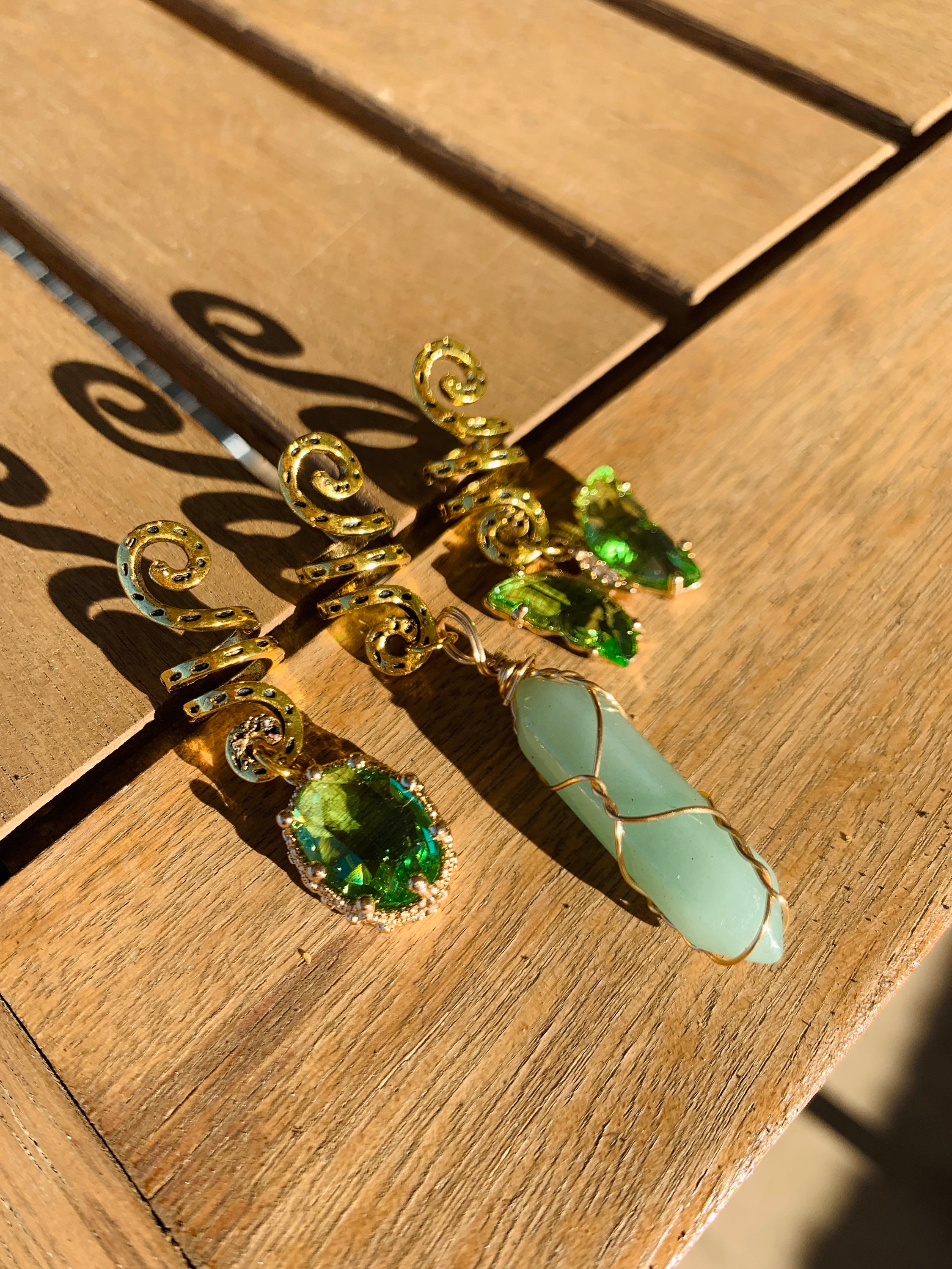 CRYSTAL HAIR CHARMS | Set 3in1 | Butterfly Hair Accessory | Accessory ...