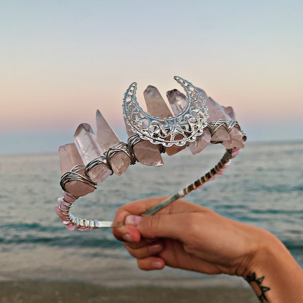 Pink Crystal Crown - Etsy